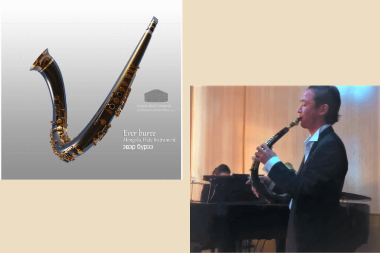 Mongolian Music Instruments 3 Type: String, Wind, Percussion